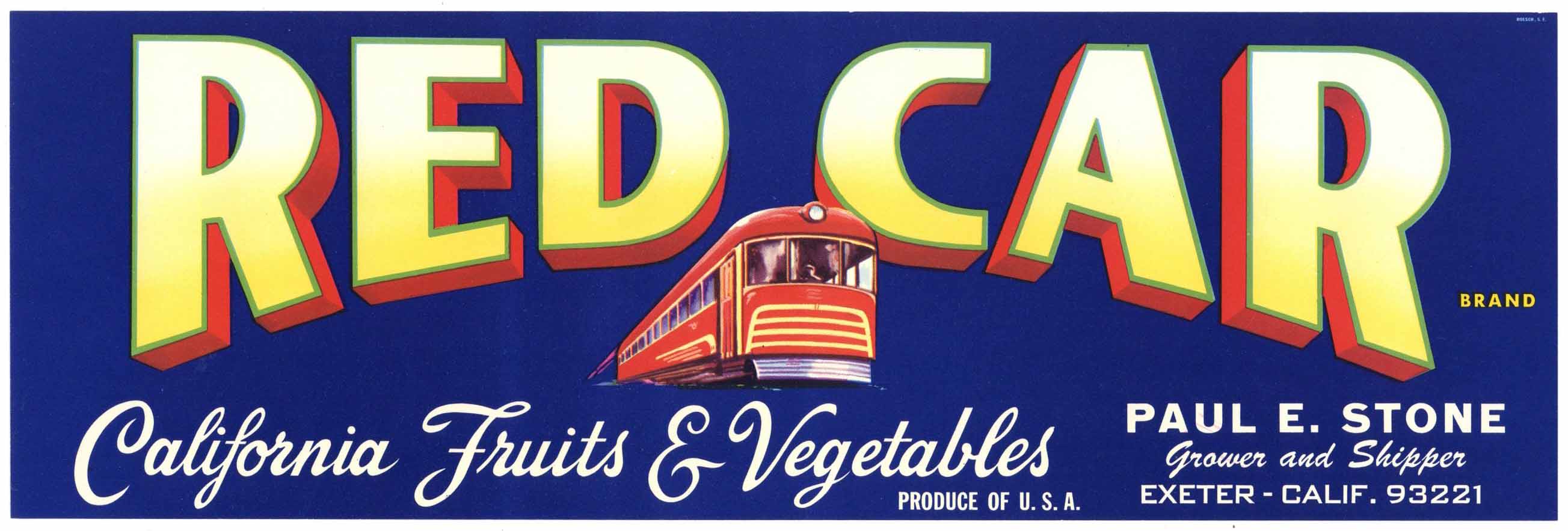 Car Logo Red Rectangle