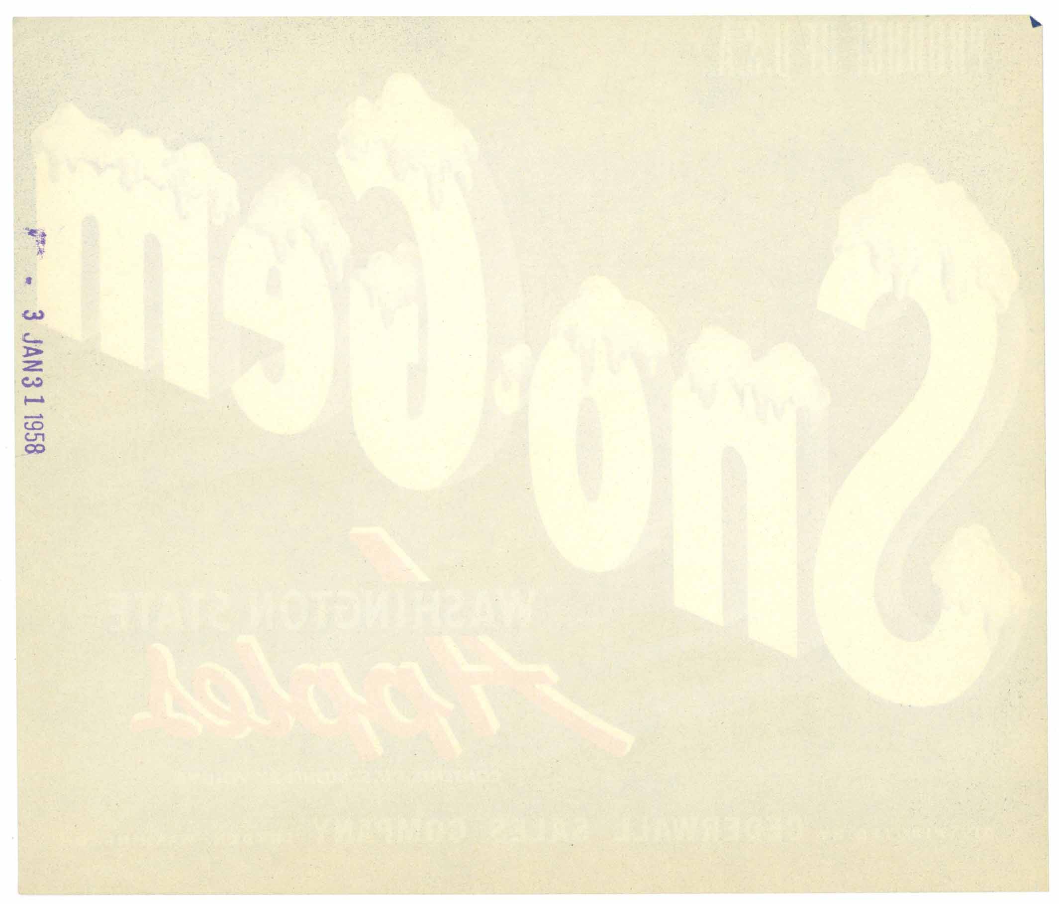 Sno-Gem Brand Vintage Dryden Washington Apple Crate Label – thelabelman