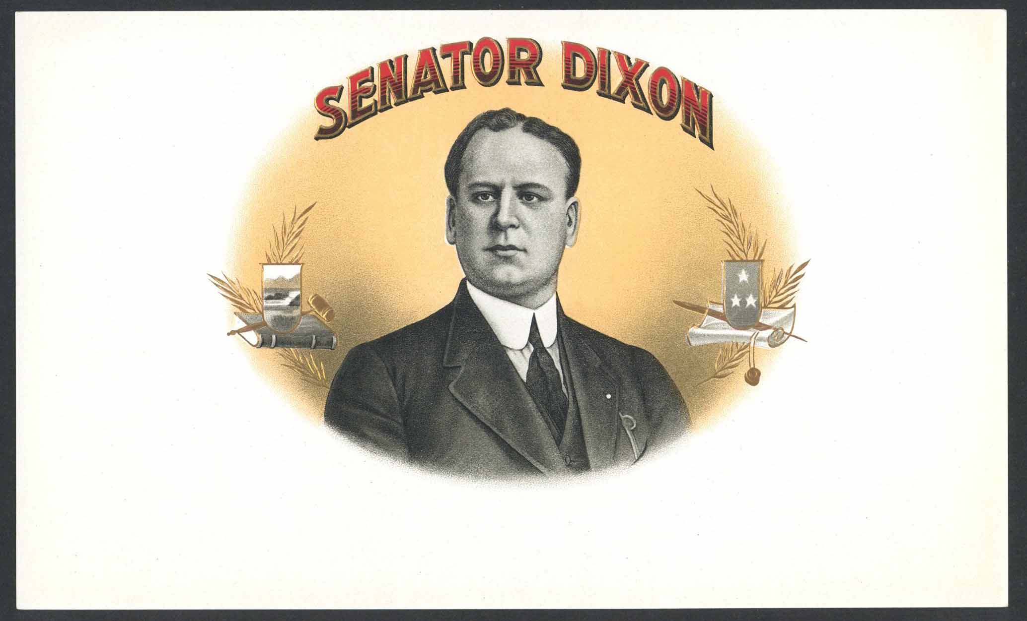 Senator Dixon Brand Inner Cigar Box Label – thelabelman