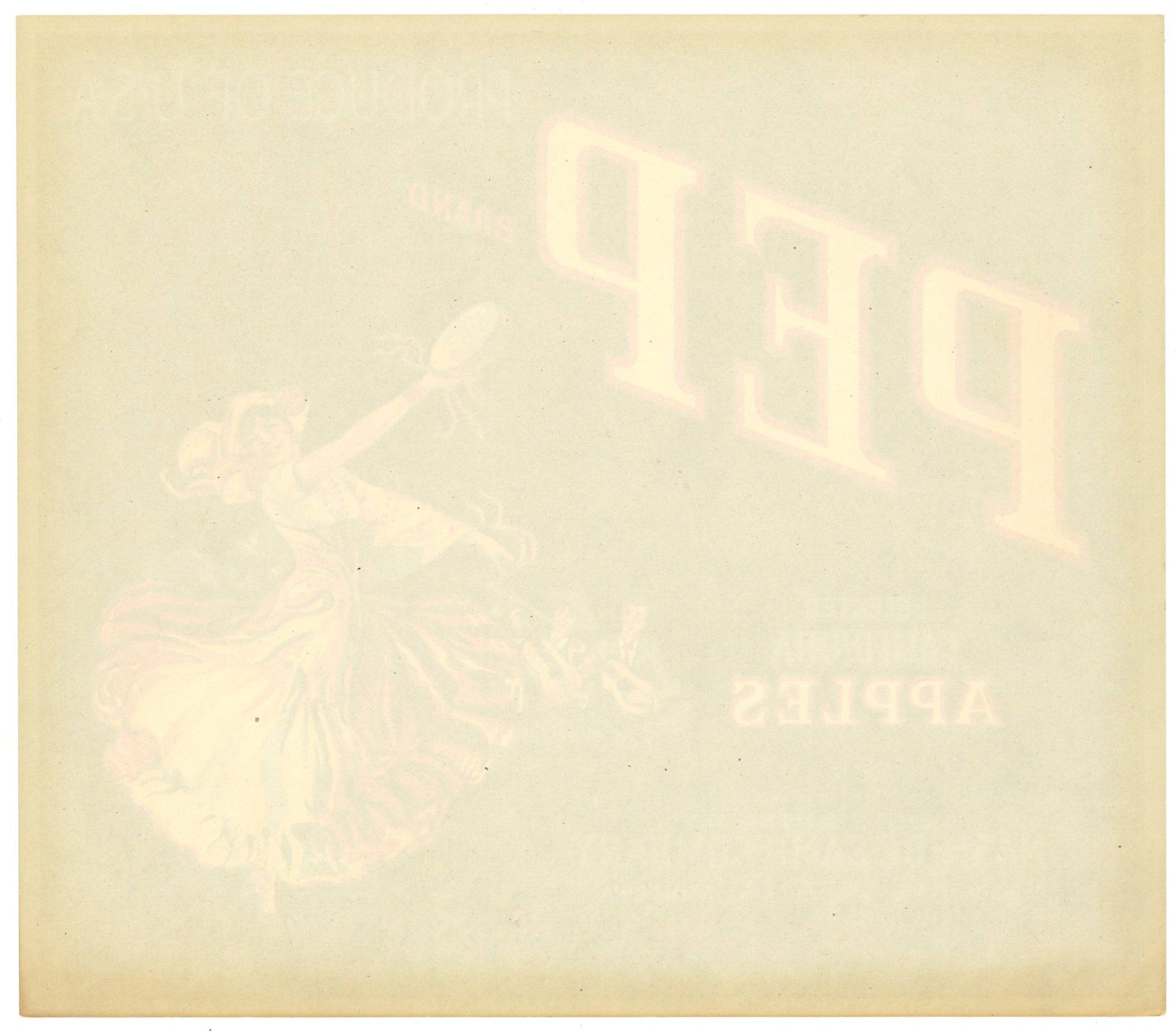 Pep Brand Vintage Visalia California Apple Crate Label – thelabelman