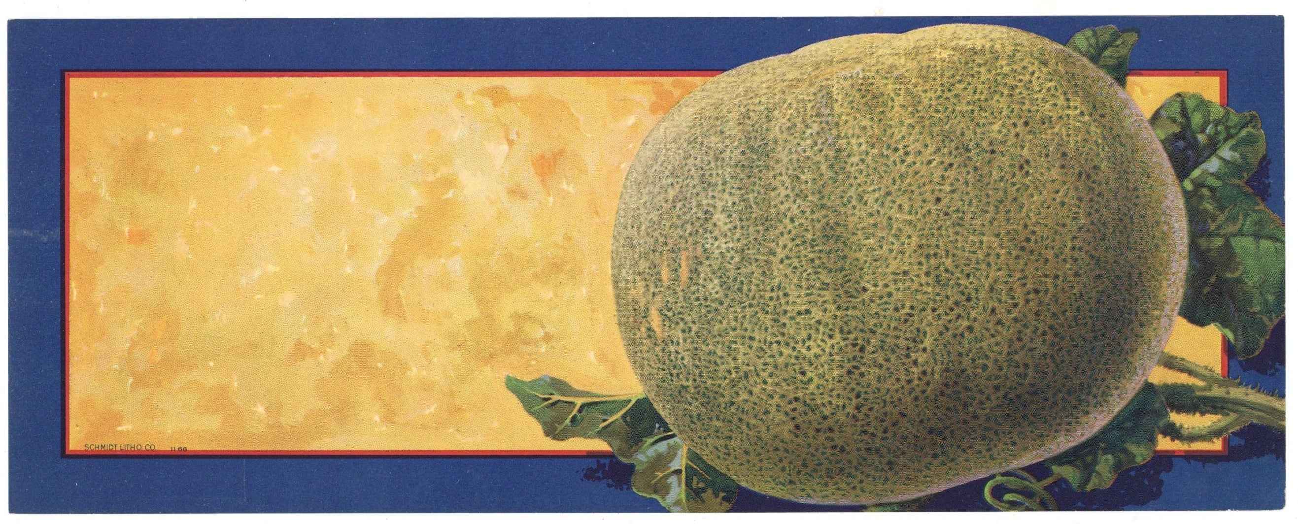 Stock #1166 Vintage Melon Crate Label – thelabelman