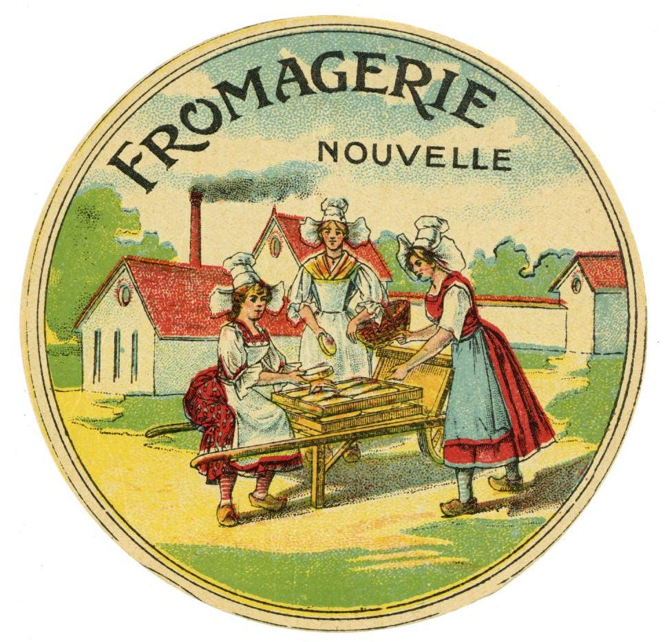 Fromage Nouvelle Vintage French Cheese Label – thelabelman
