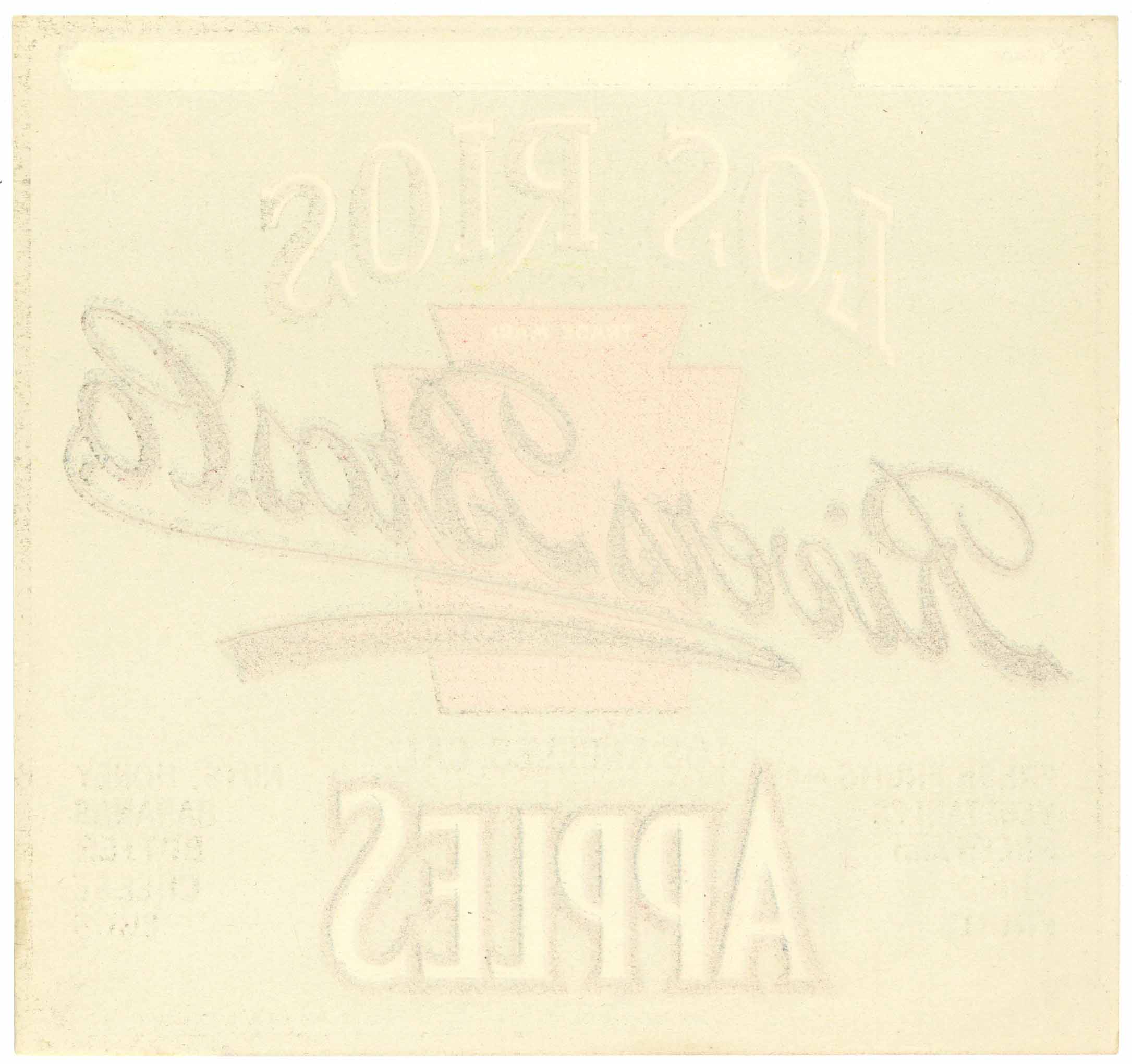 Los Rios Brand Rivers Bros. Apple Crate Label – thelabelman