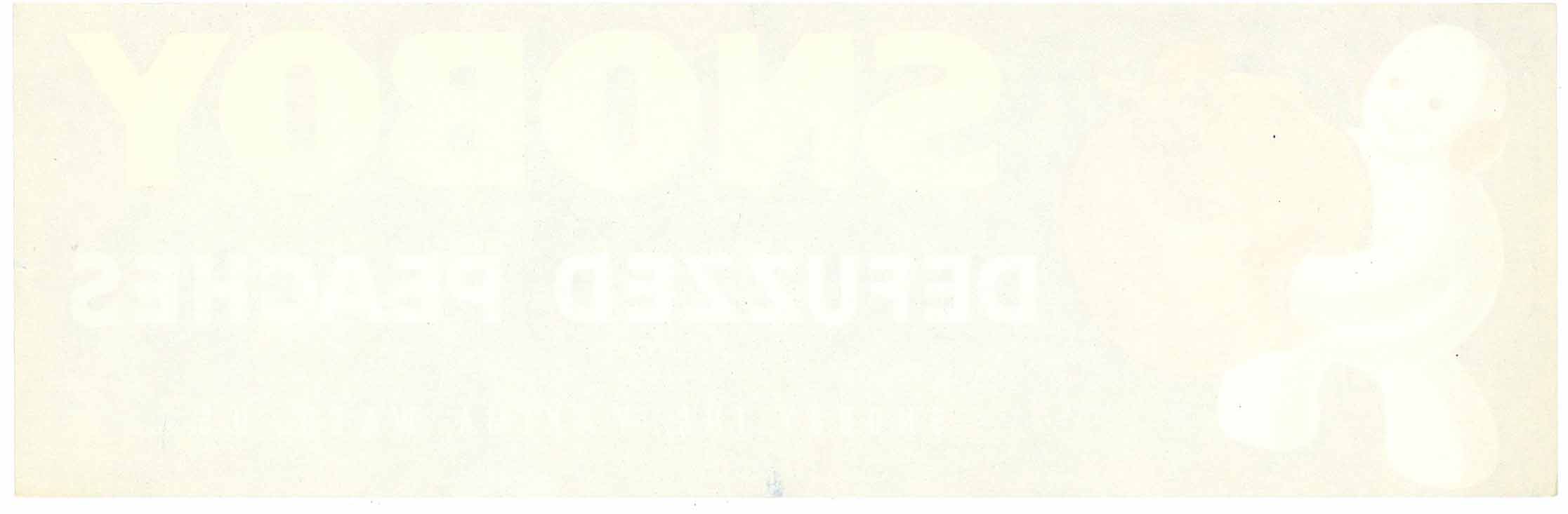 Snoboy Brand Vintage Yakima Washington Peach Crate Label – thelabelman