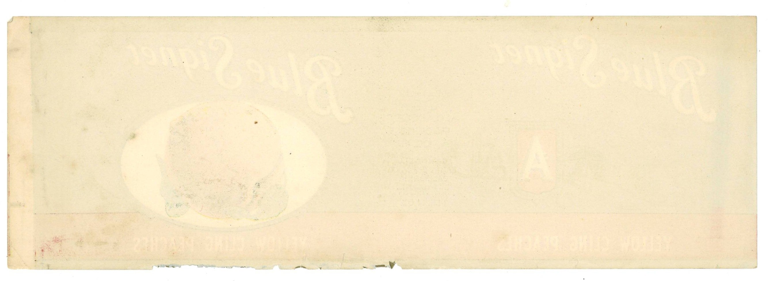 Blue Signet Brand Vintage Campbell California Peach Can Label – thelabelman