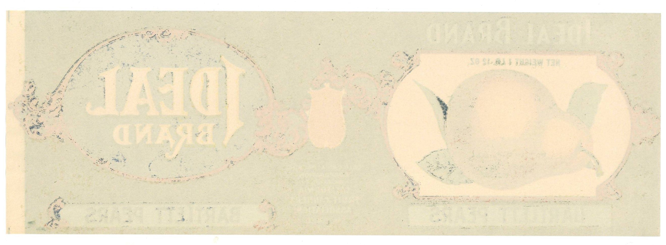 Ideal Brand Vintage Bartlett Pears Can Label – thelabelman