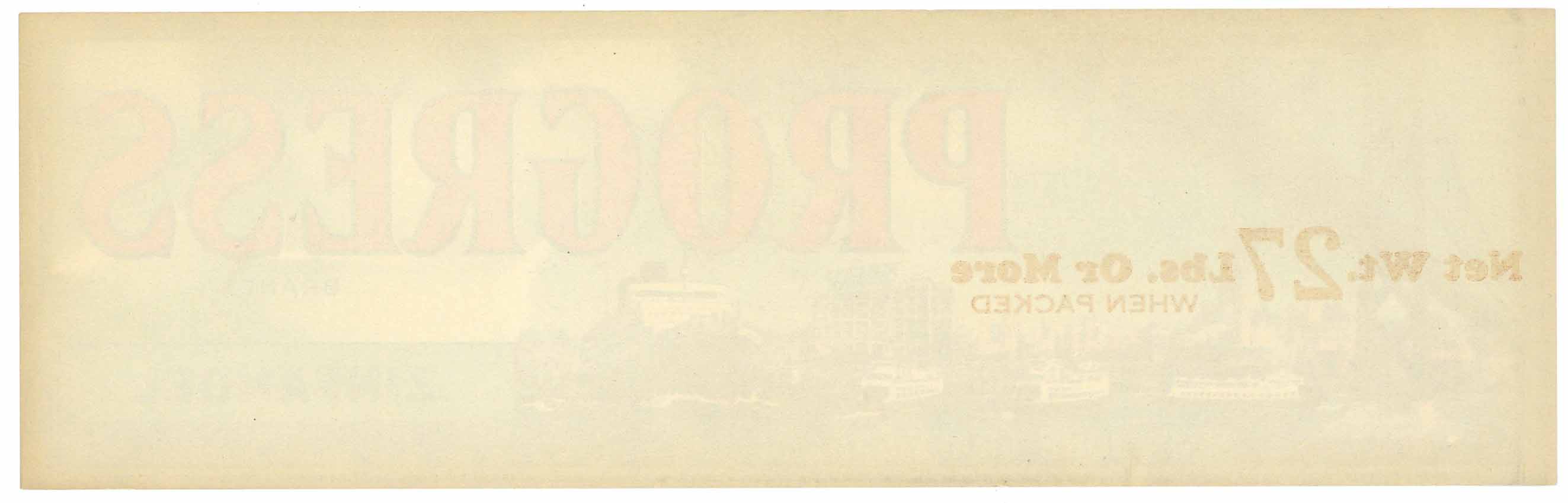 Progress Brand Vintage Acampo California Zinfandel Grape Crate Label ...