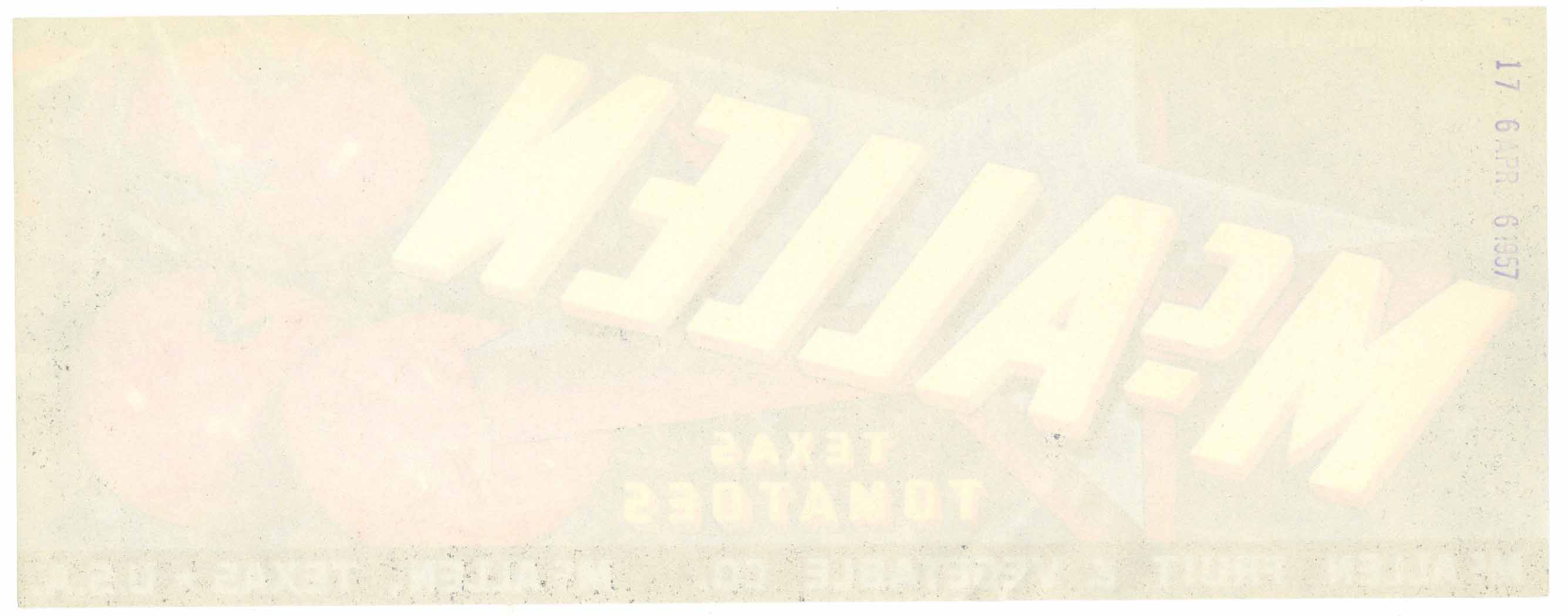 McAllen Brand Vintage Texas Tomato Crate Label – thelabelman