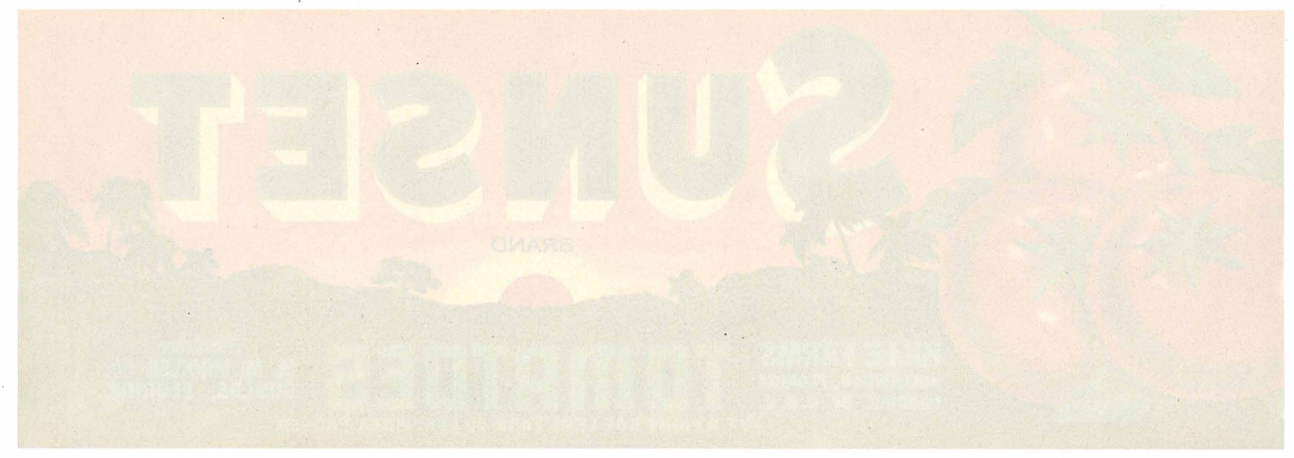 Sunset Brand Vintage Hollywood Goulds Florida Tomato Crate Label ...