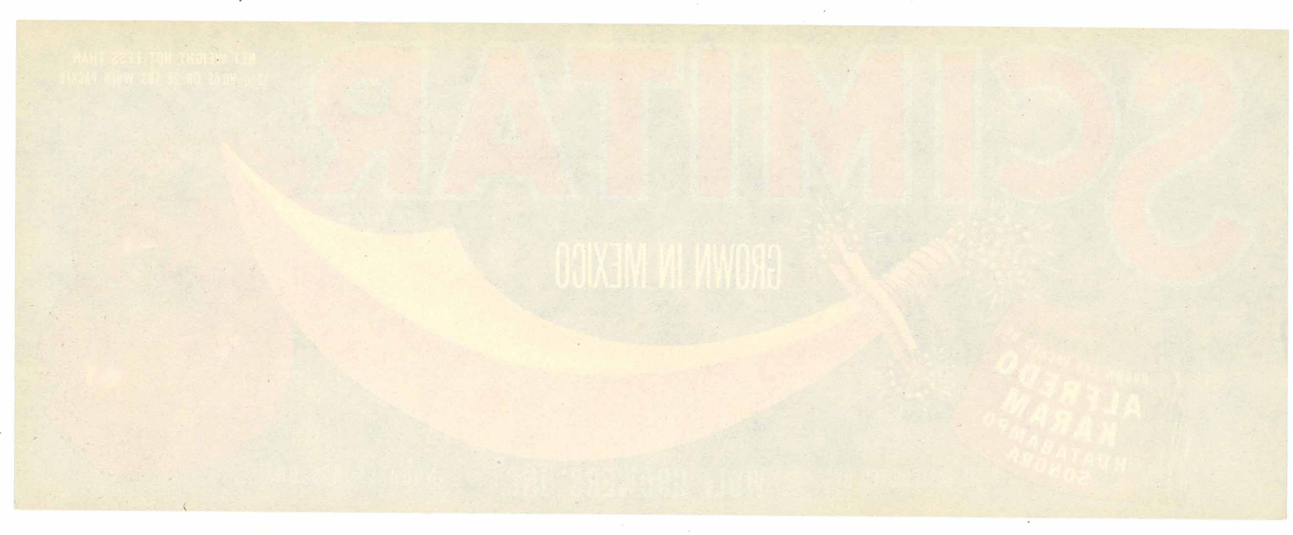 Scimitar Brand Vintage Nogales Arizona Tomato Crate Label – thelabelman