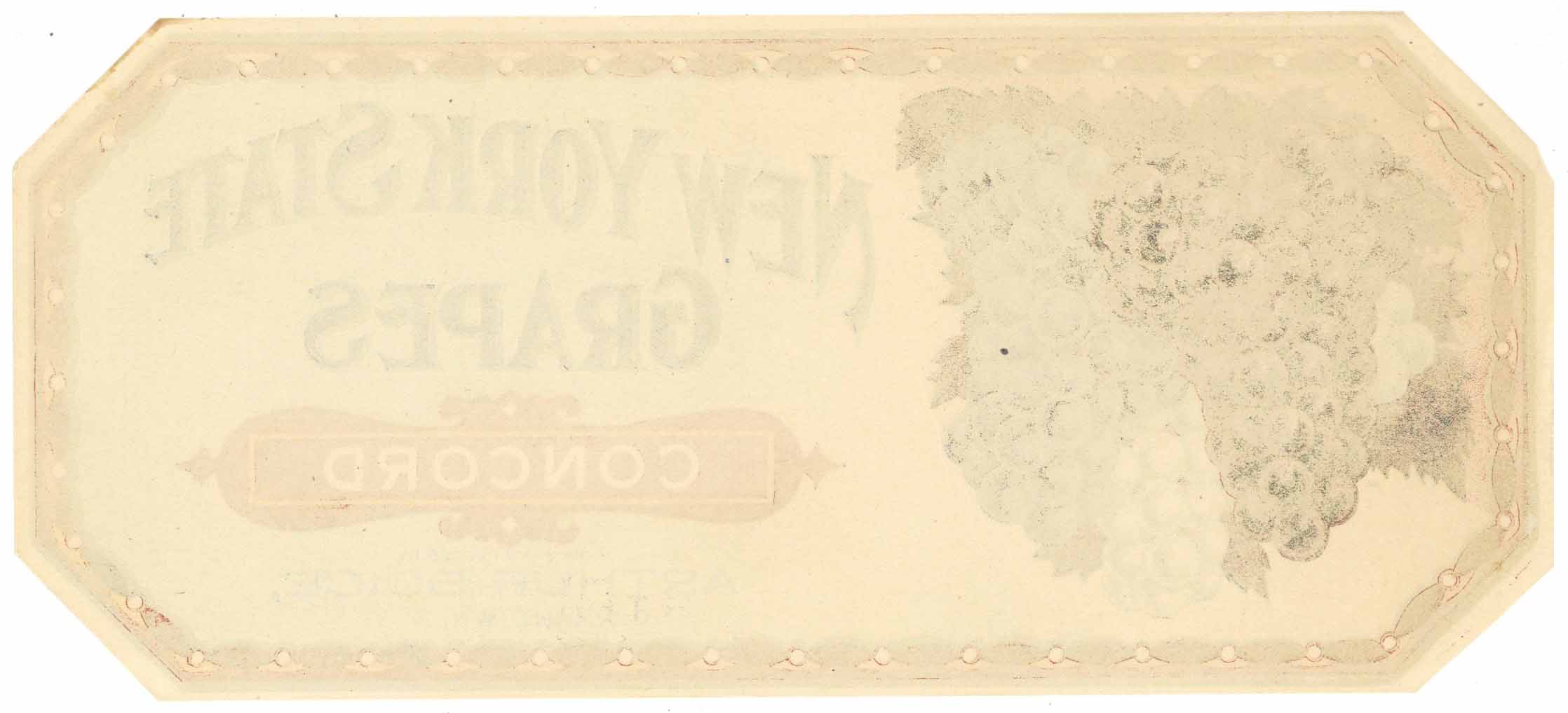 New York State Brand Vintage New York State Grape Crate Label – thelabelman