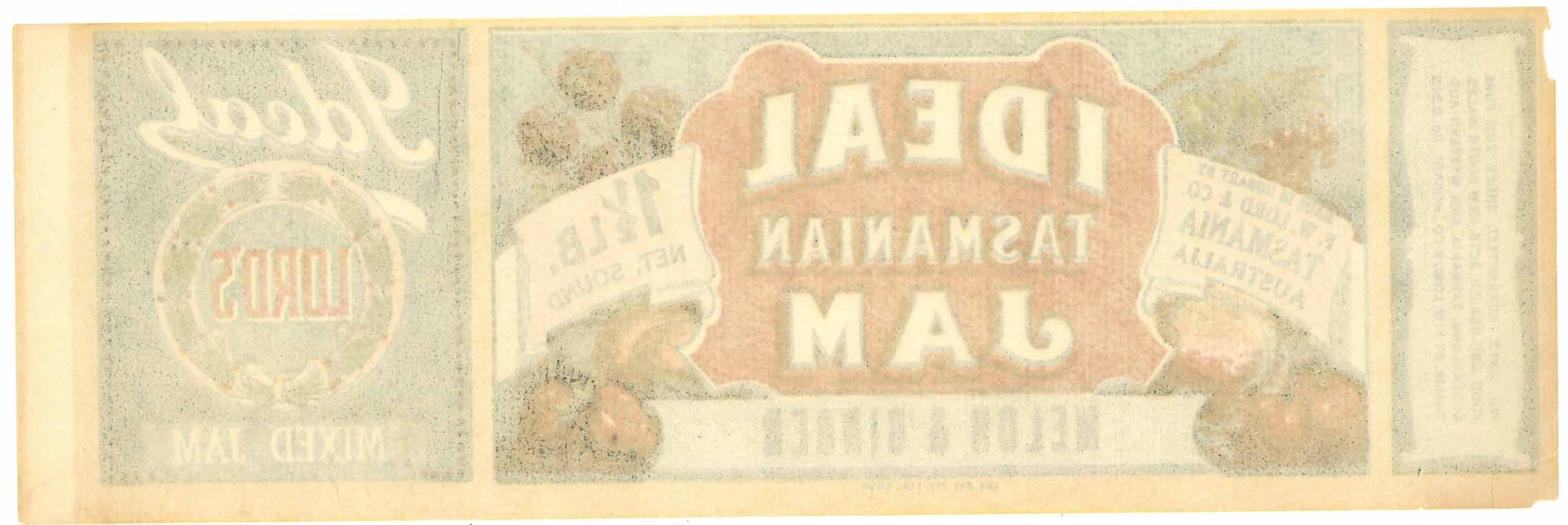 Ideal Brand Vintage Australia Jam Can Label – thelabelman