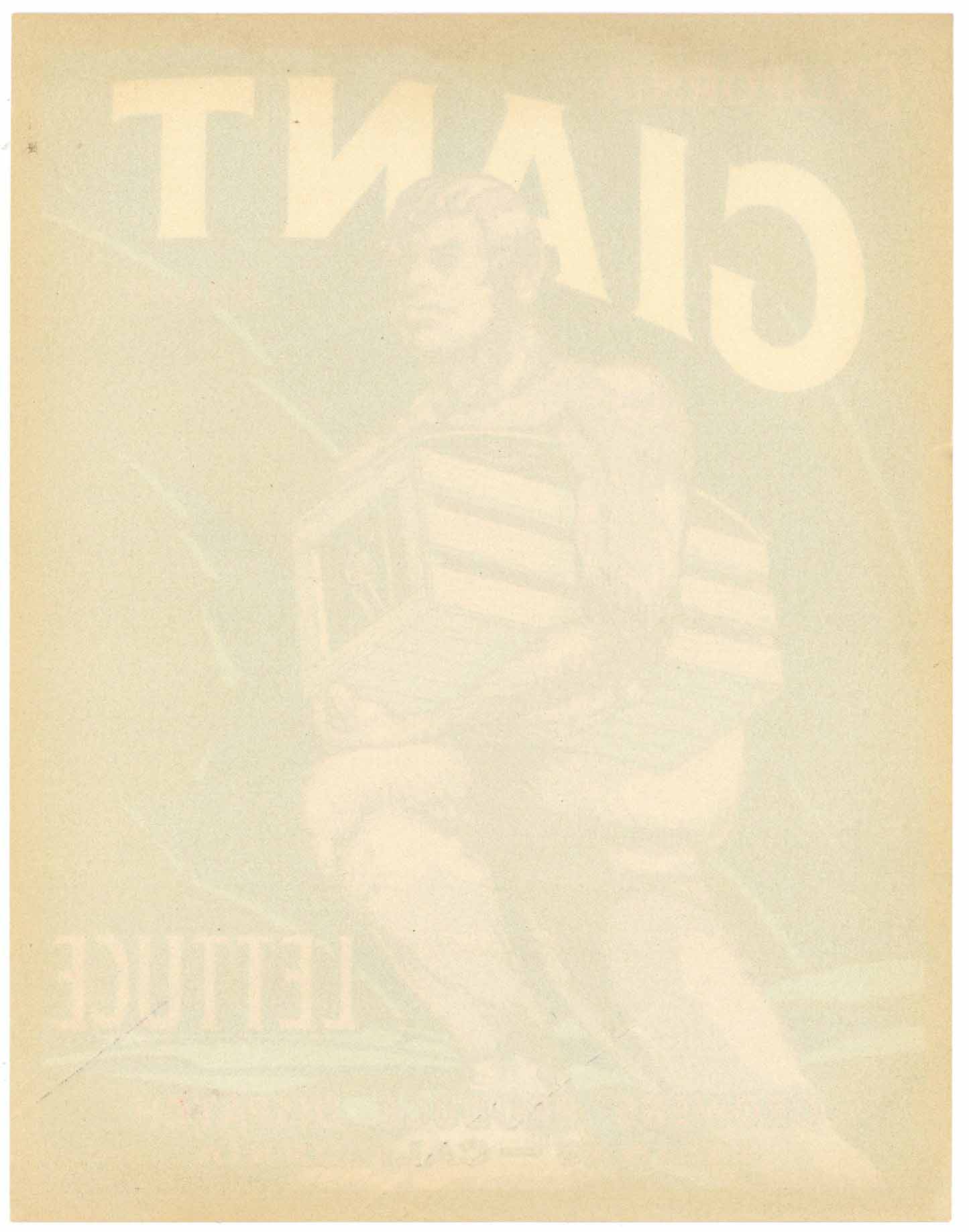 Giant Brand Vintage Salinas Vegetable Crate Label, wear – thelabelman