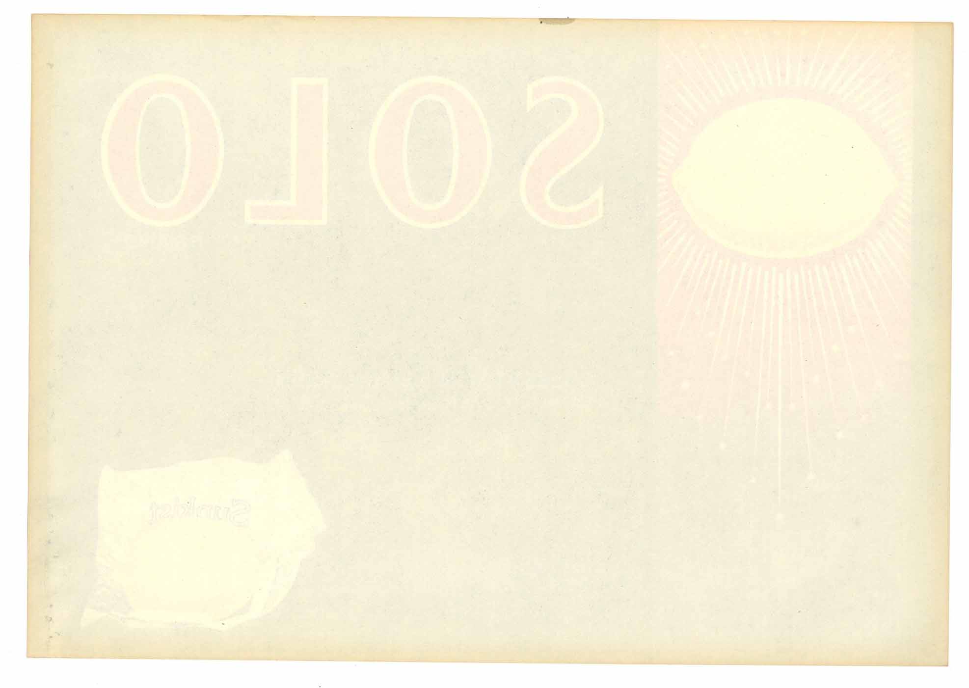 Solo Brand Vintage Saticoy California Lemon Crate Label – thelabelman