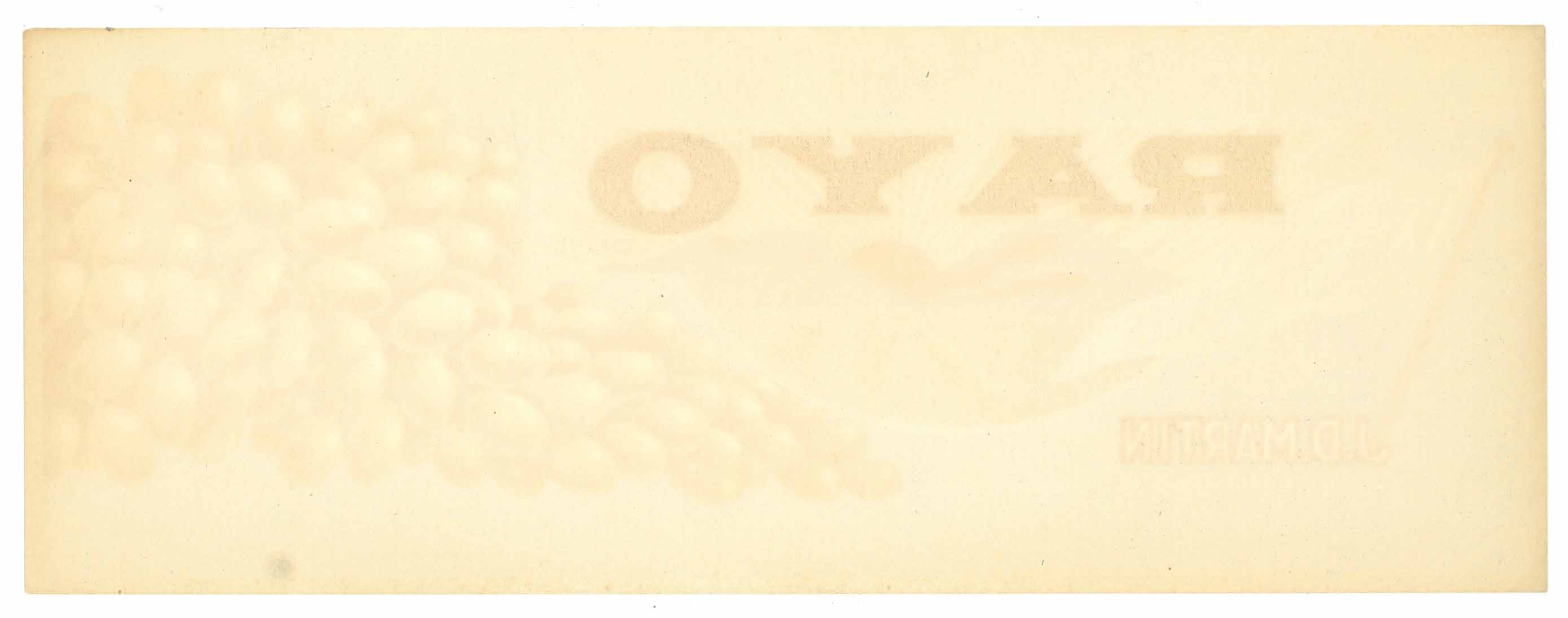 Rayo Brand Vintage Tulare County Thompson Seedless Grape Crate Label ...