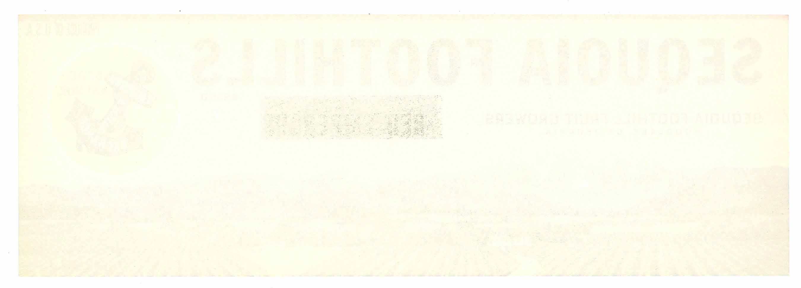 Sequoia Foothills Brand Vintage Woodlake Fruit Crate Label – thelabelman