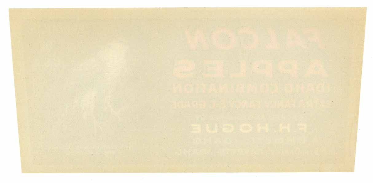 Falcon Brand Vintage Emmett Idaho Apple Crate Label, border – thelabelman