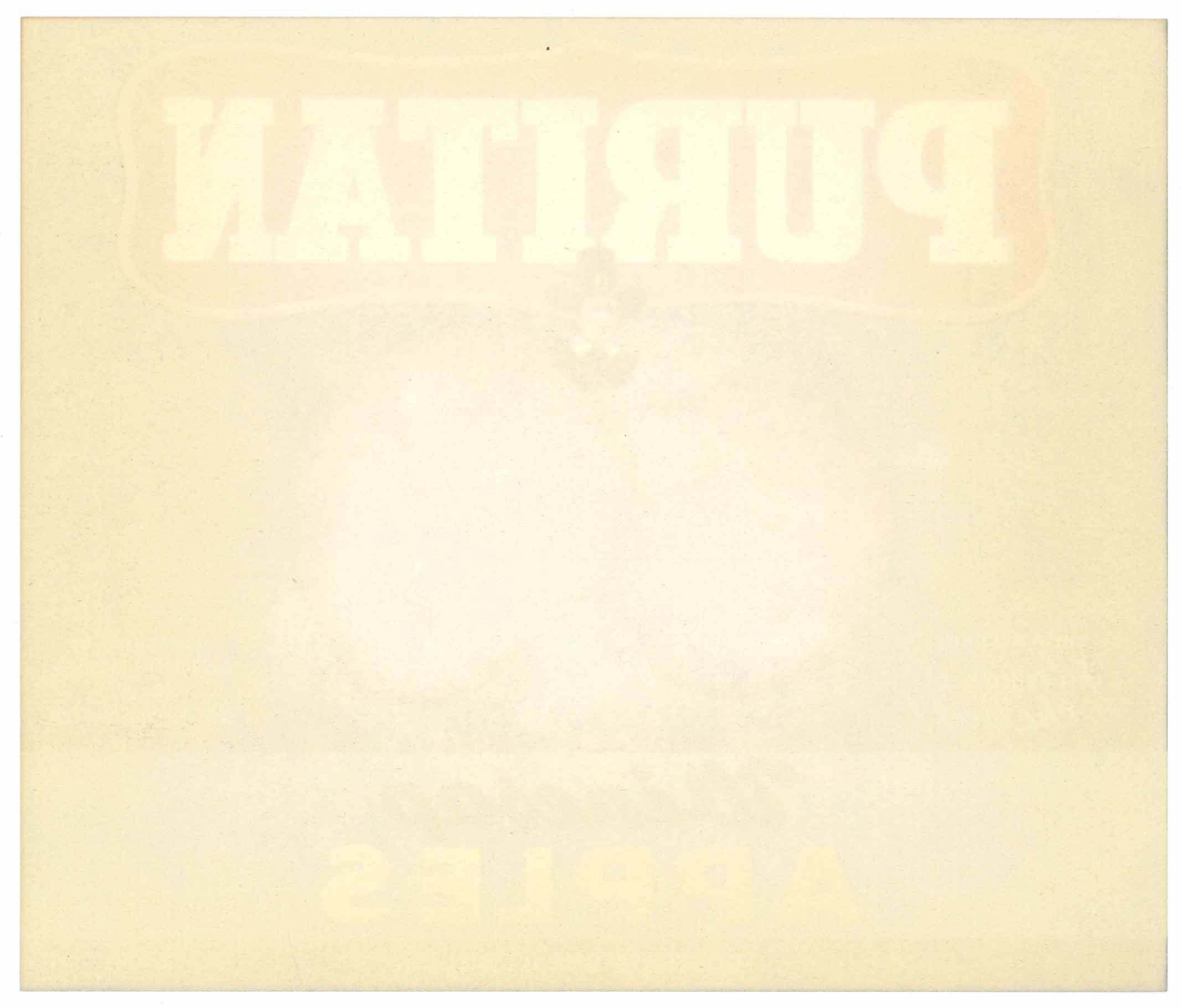Puritan Brand Vintage Seattle Washington Apple Crate Label – thelabelman