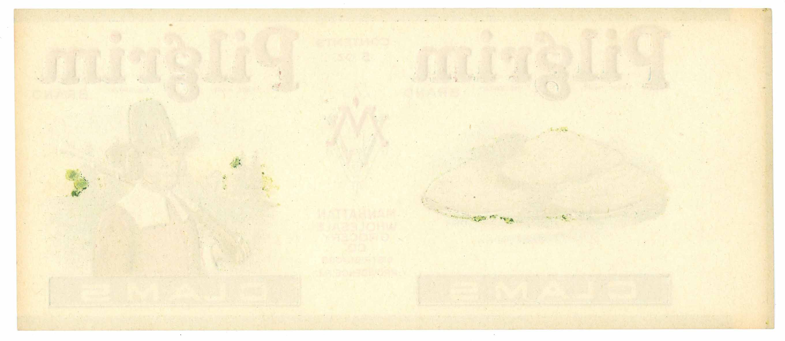 Pilgrim Brand Vintage Rhode Island Clam Can Label – thelabelman