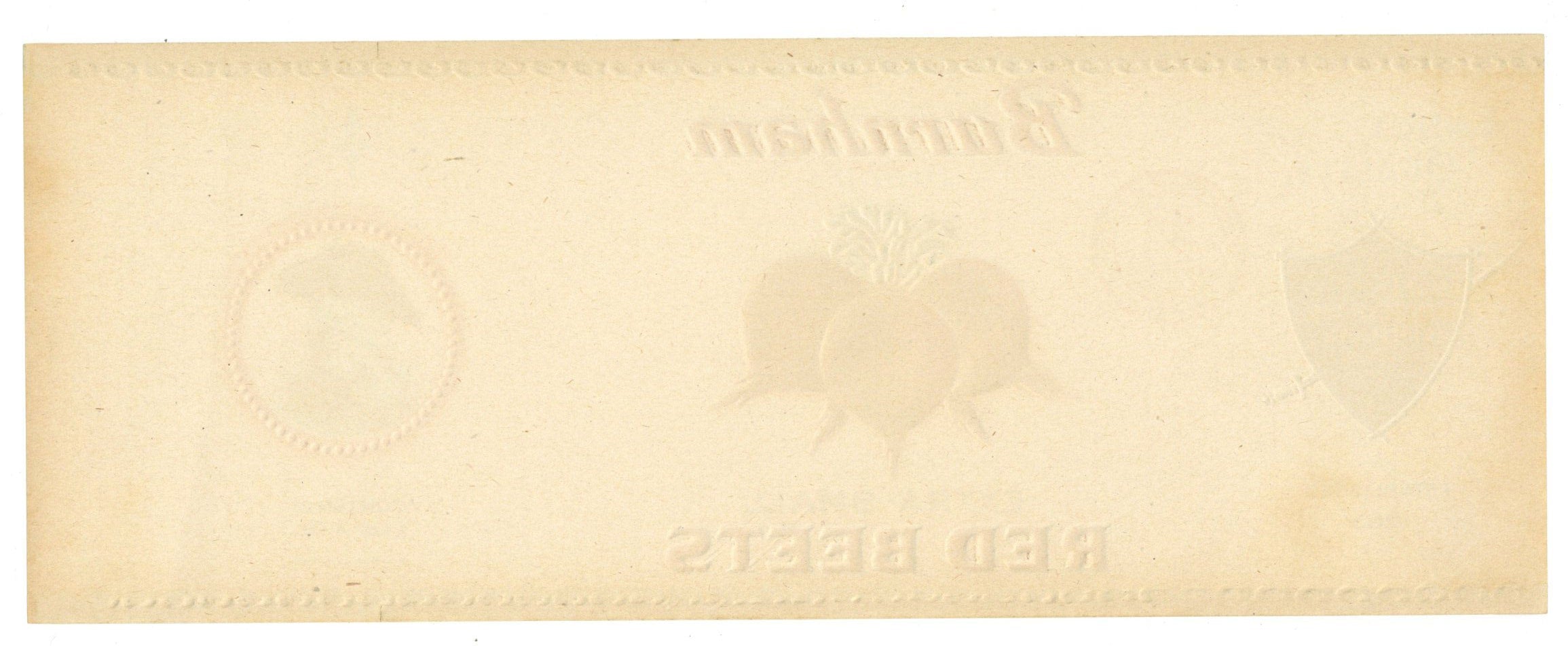 Burnham Brand Vintage Red Beets Can Label – thelabelman