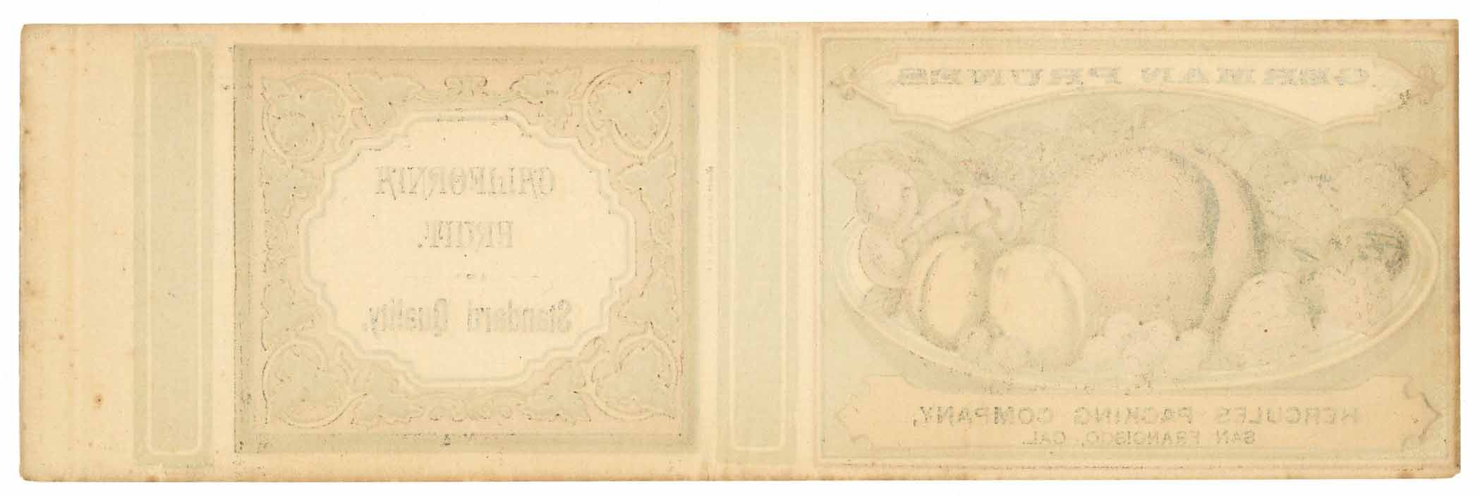 German Prunes Brand Vintage 1890s Fruit Can Label – thelabelman