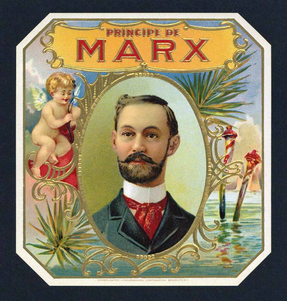 Principe de Marx Brand Outer Cigar Label – thelabelman