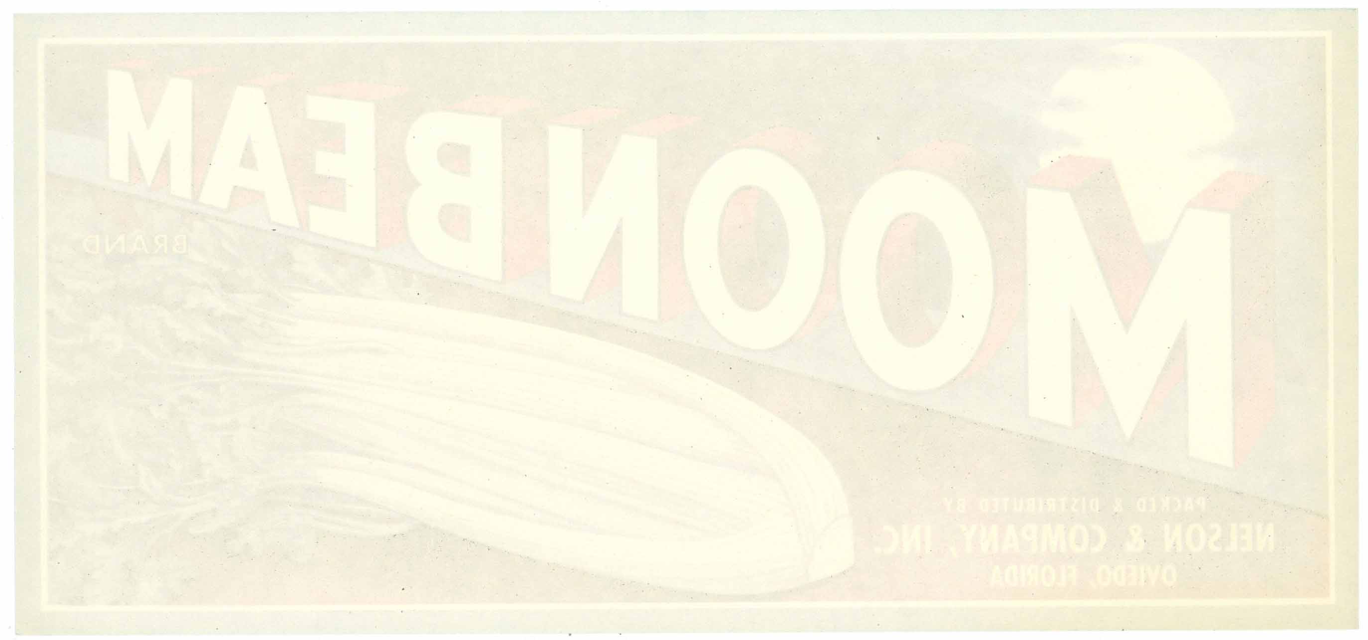 Moonbeam Brand Vintage Oviedo Florida Celery Crate Label, large ...