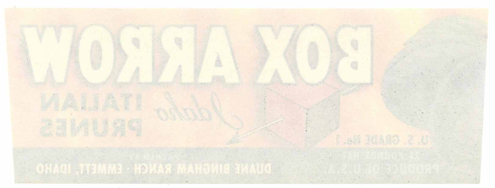 Box Arrow Brand Vintage Emmett Idaho Apple Crate Label – thelabelman