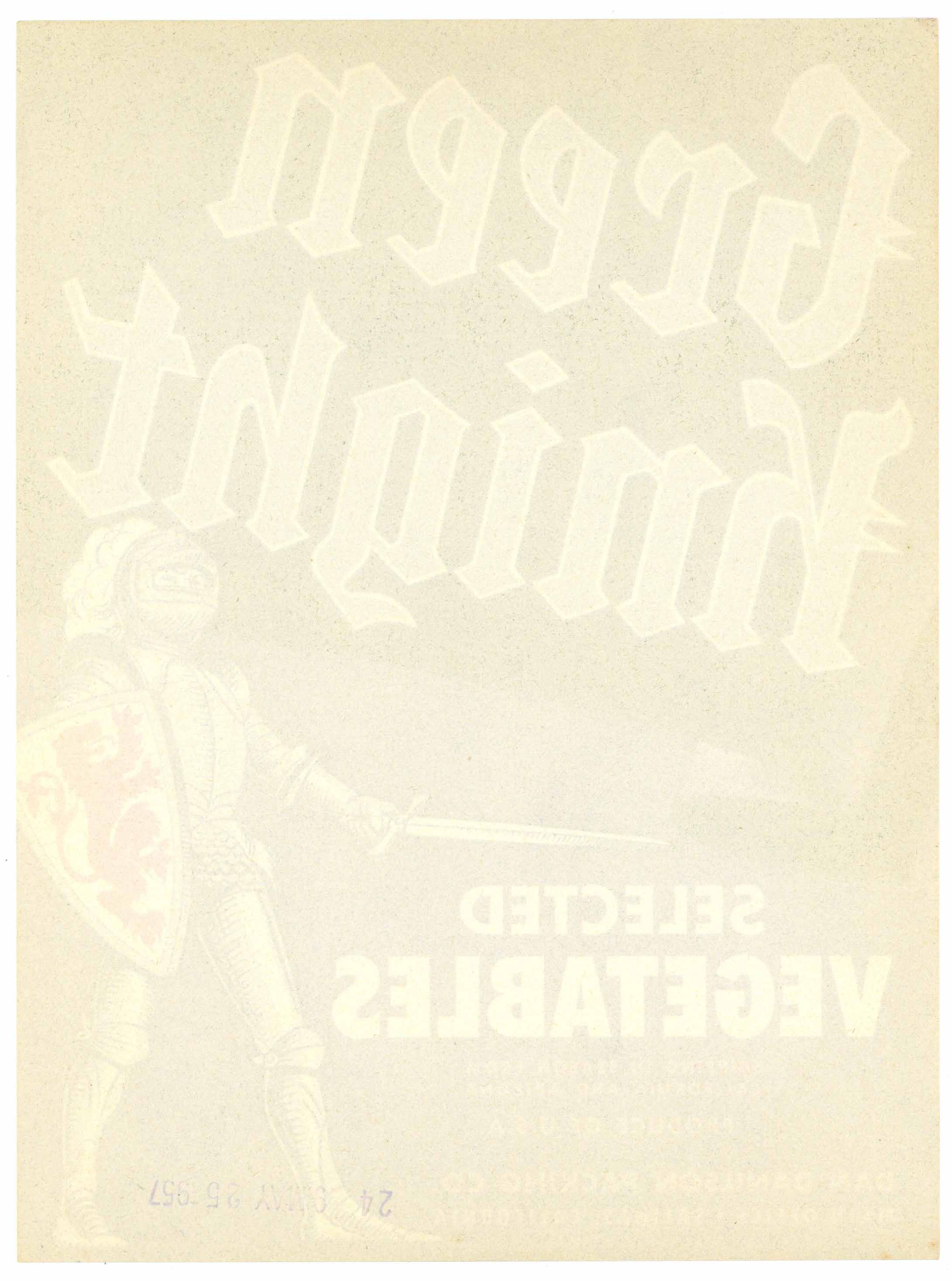 Green Knight Brand Vintage Salinas Vegetable Crate Label – thelabelman