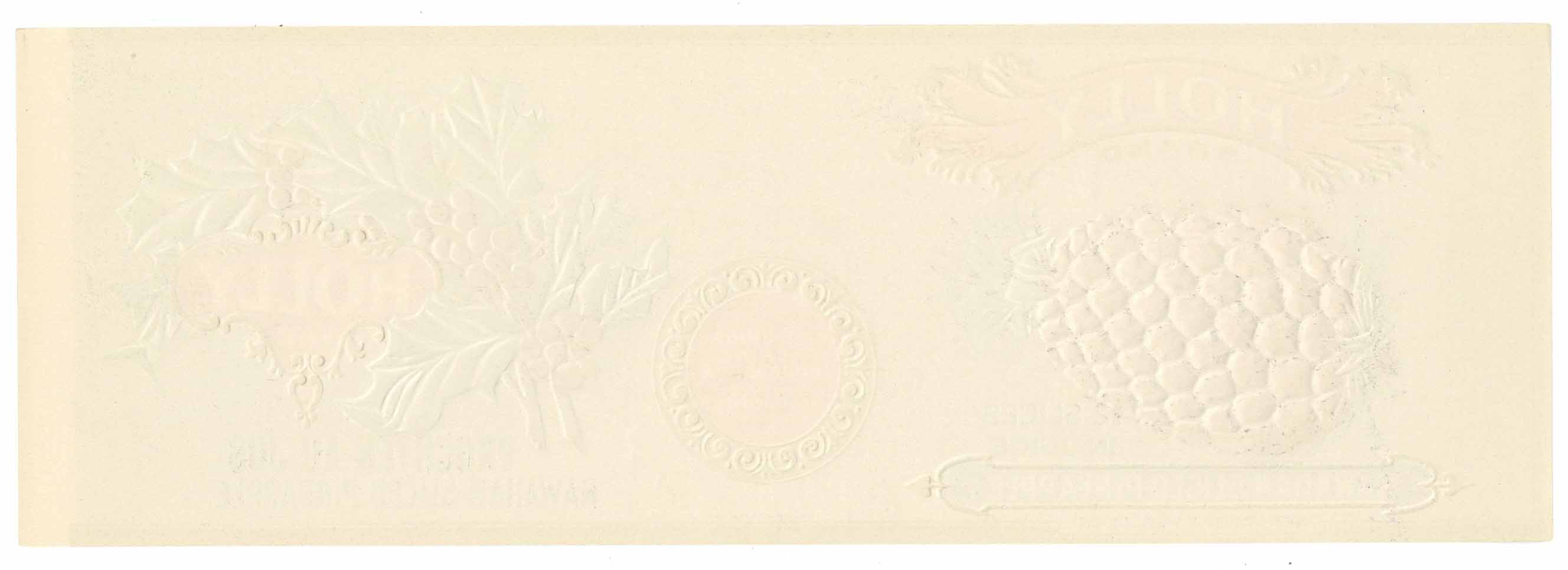 Holly Brand Vintage Hawaiian Pineapple Can Label – thelabelman