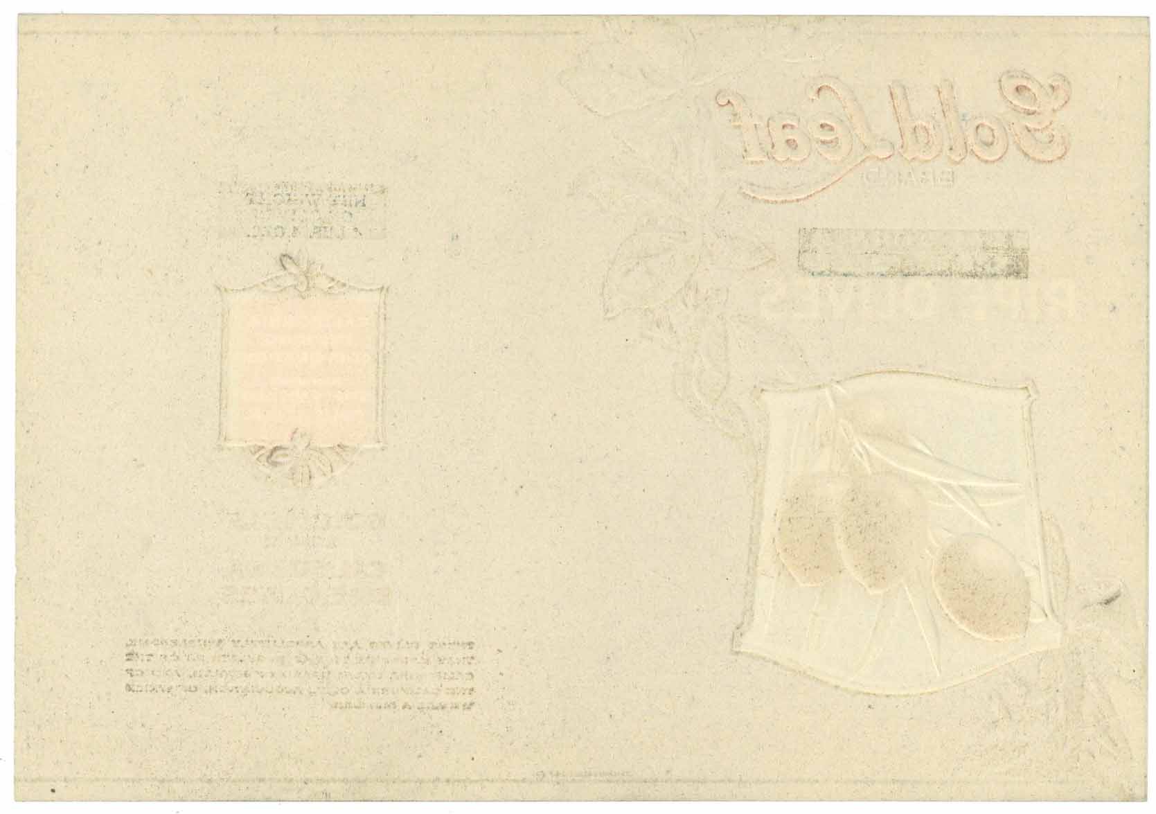 Gold Leaf Brand Vintage Olive Can Label, s – thelabelman