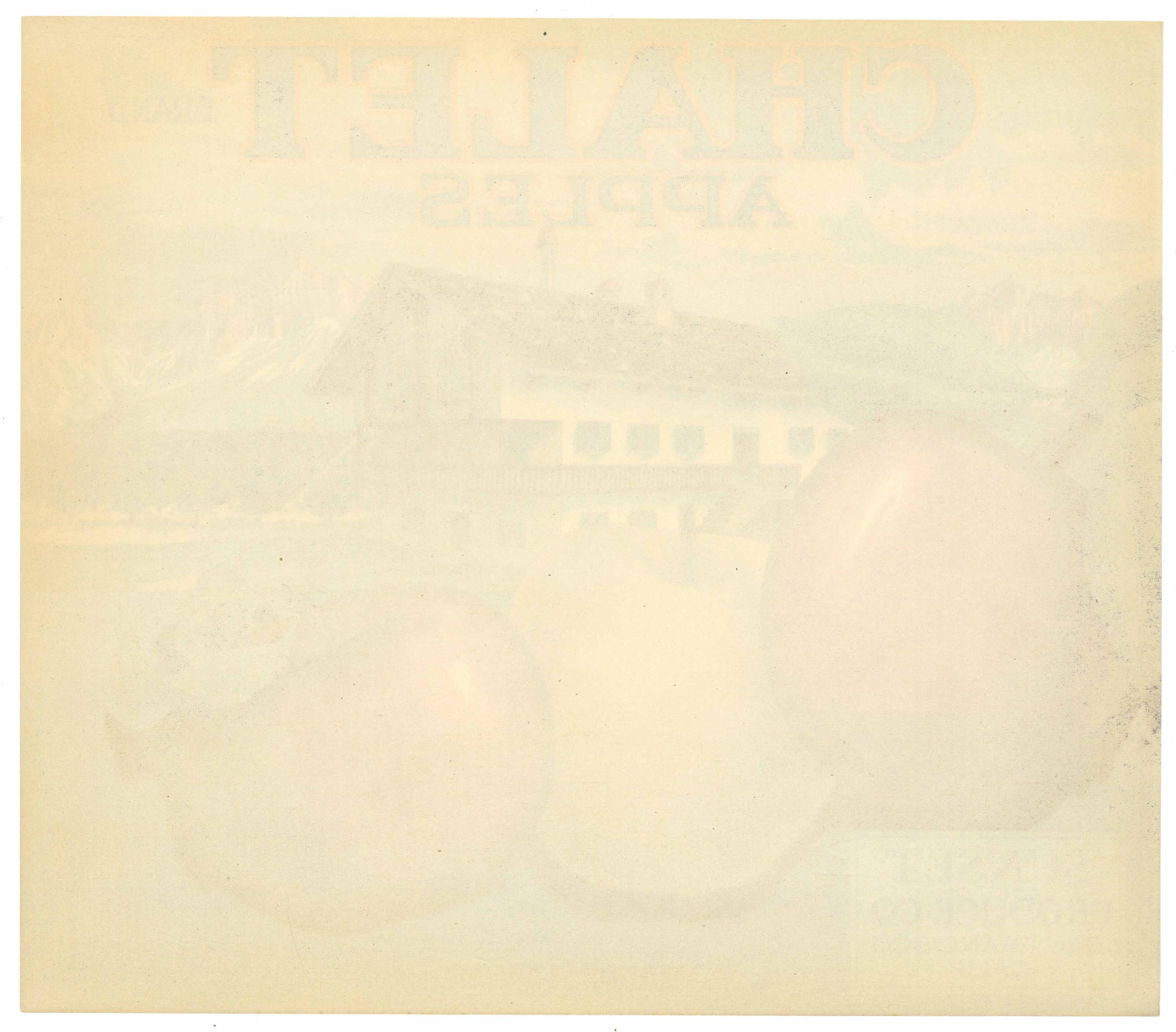 Chalet Brand Vintage Sunset Produce Apple Crate Label – thelabelman