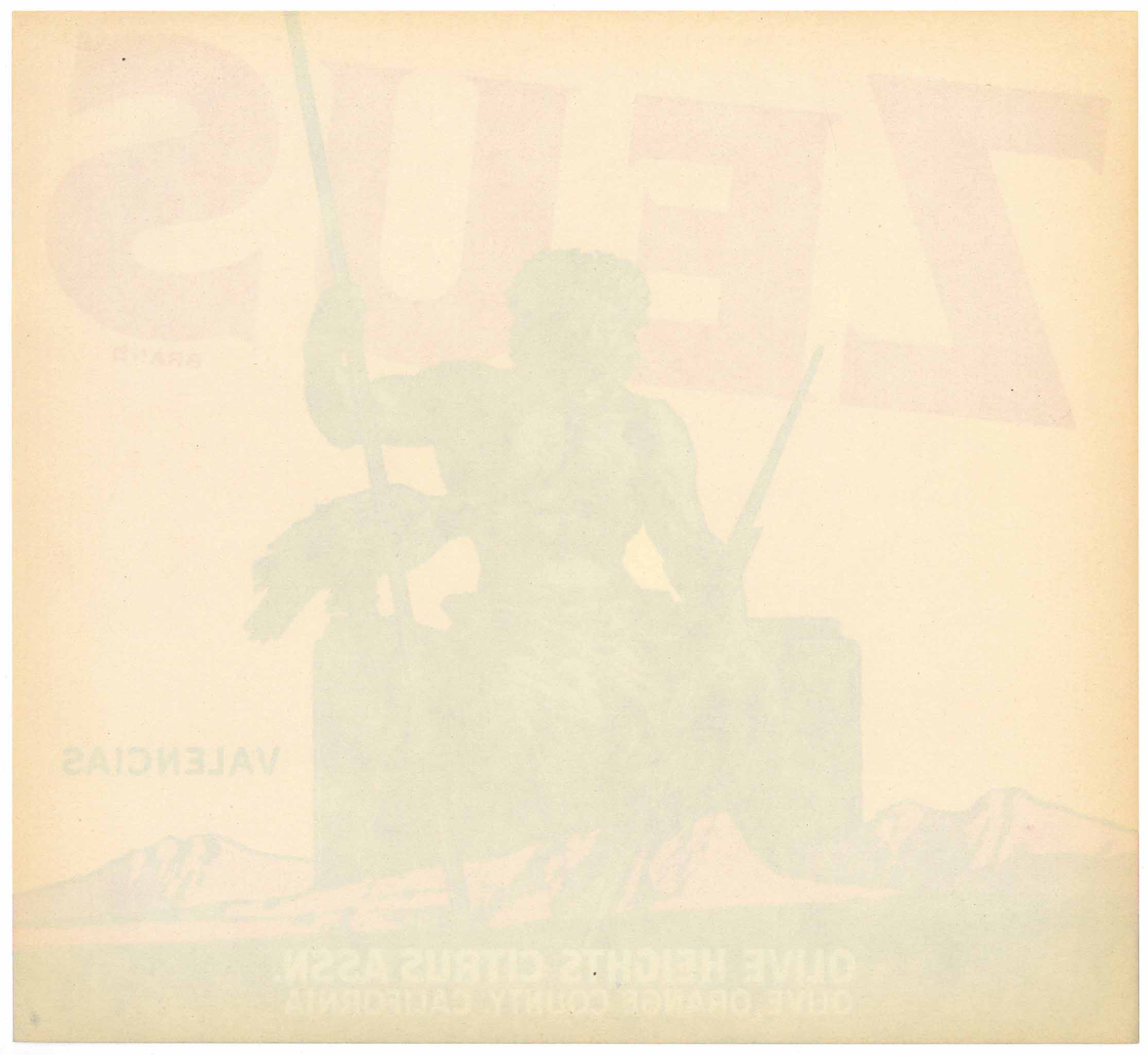 Zeus Brand Vintage Orange Crate Label, Orange County – thelabelman