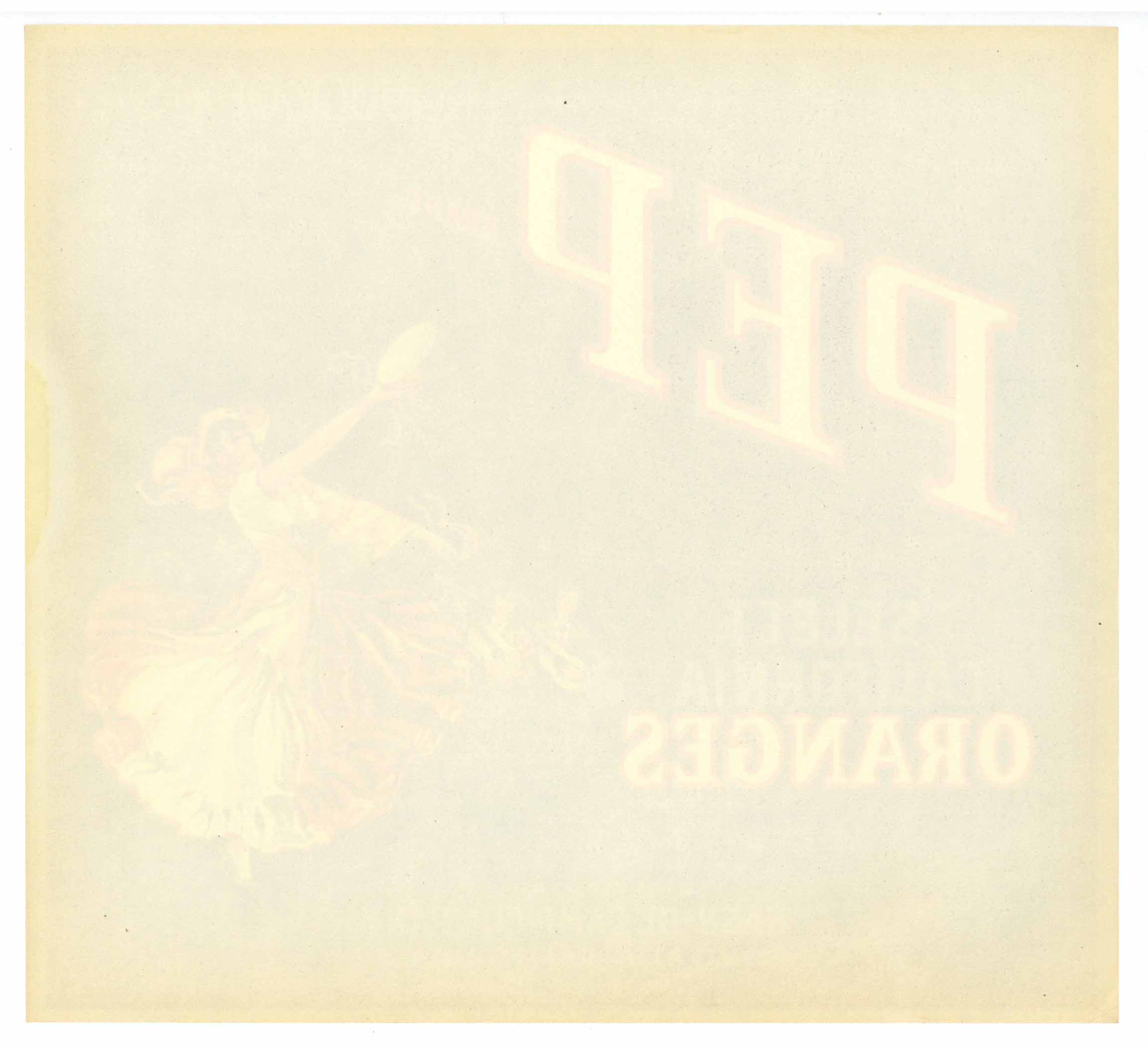 Pep Brand Vintage Orange Crate Label – thelabelman