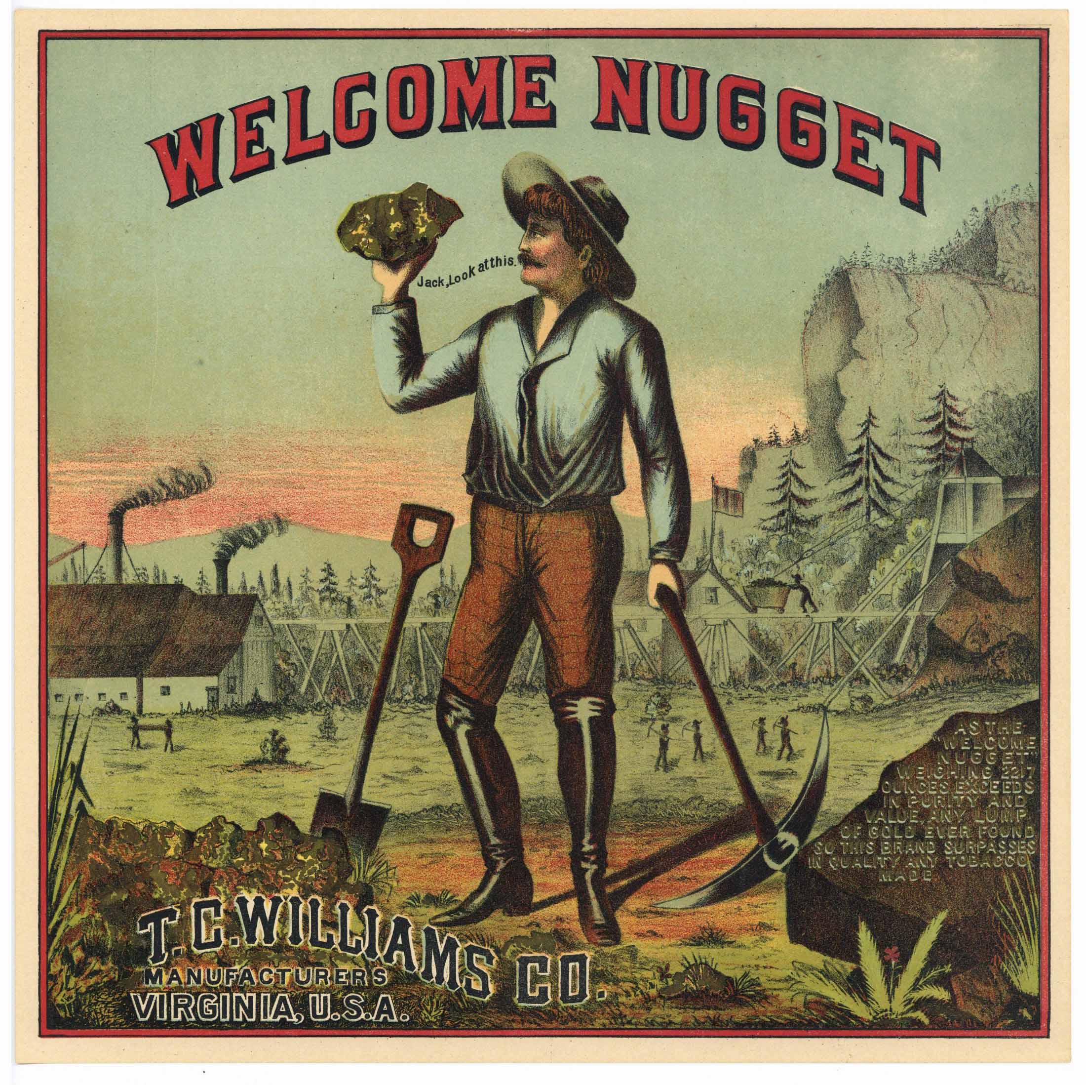 Vintage Gold Rush Poster