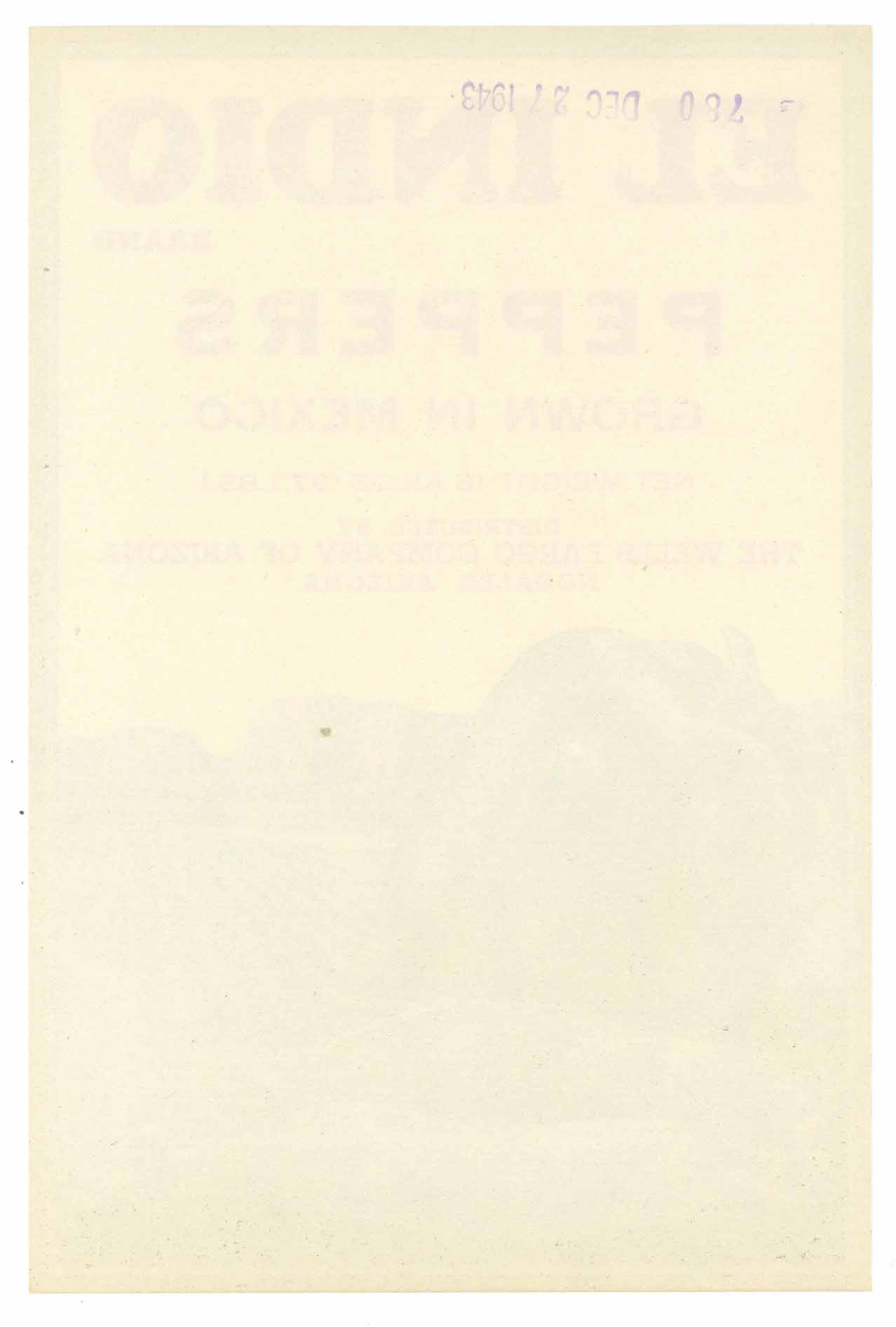 El Indio Brand Vintage Vegetable Crate Label, Pepper – thelabelman