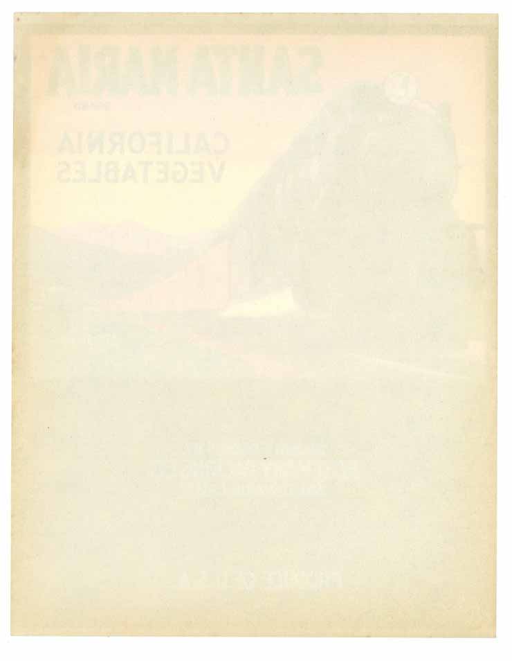 Santa Maria Brand Vintage Vegetable Crate Label, m – thelabelman